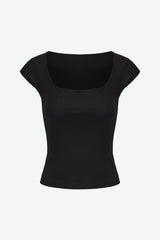 SCG MADE | Basic Cap Sleeve Square Neck Cotton Baby Tee – SCG_COLLECTIONS