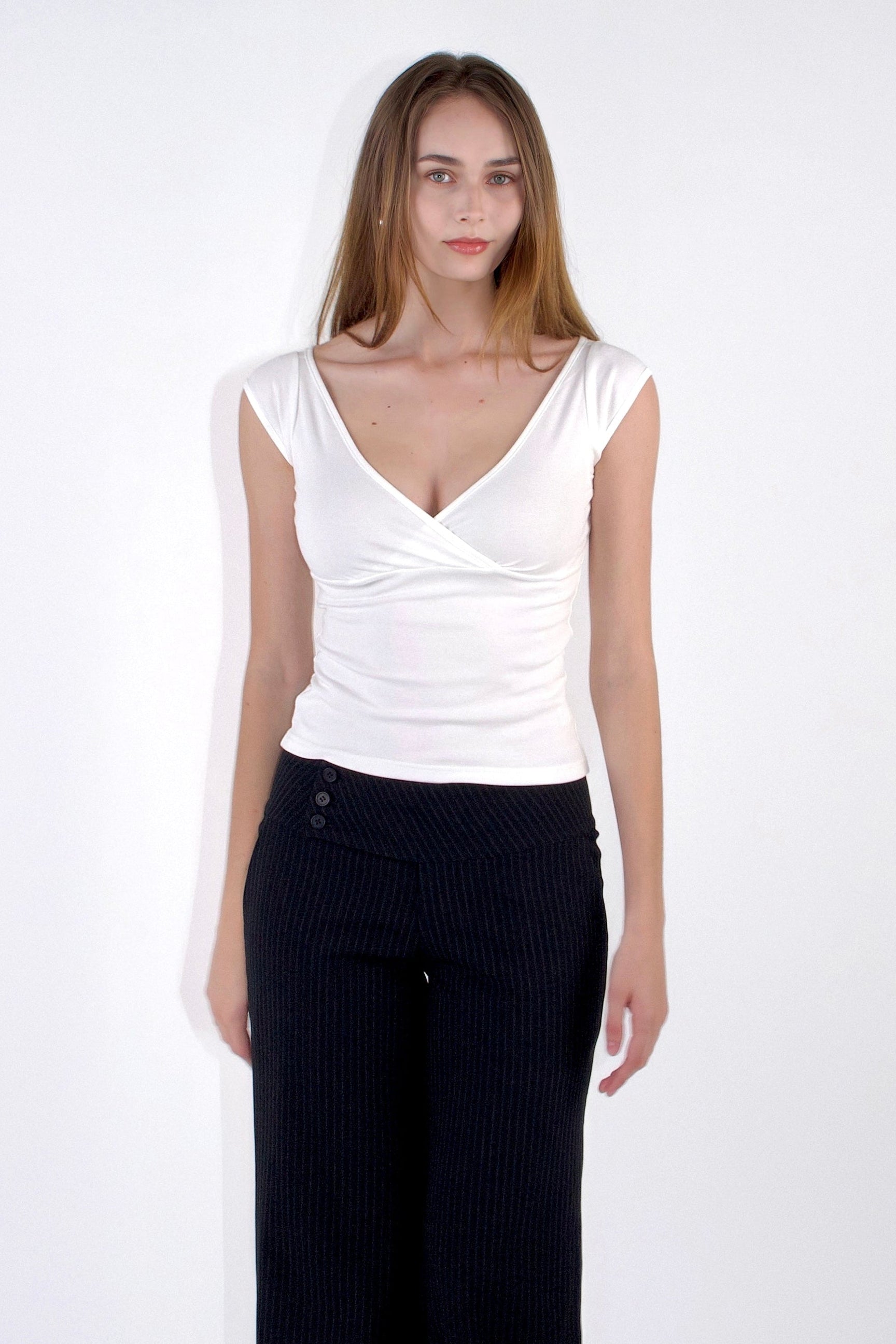 SCG MADE | Katherine cap sleeve tee – SCG_COLLECTIONS