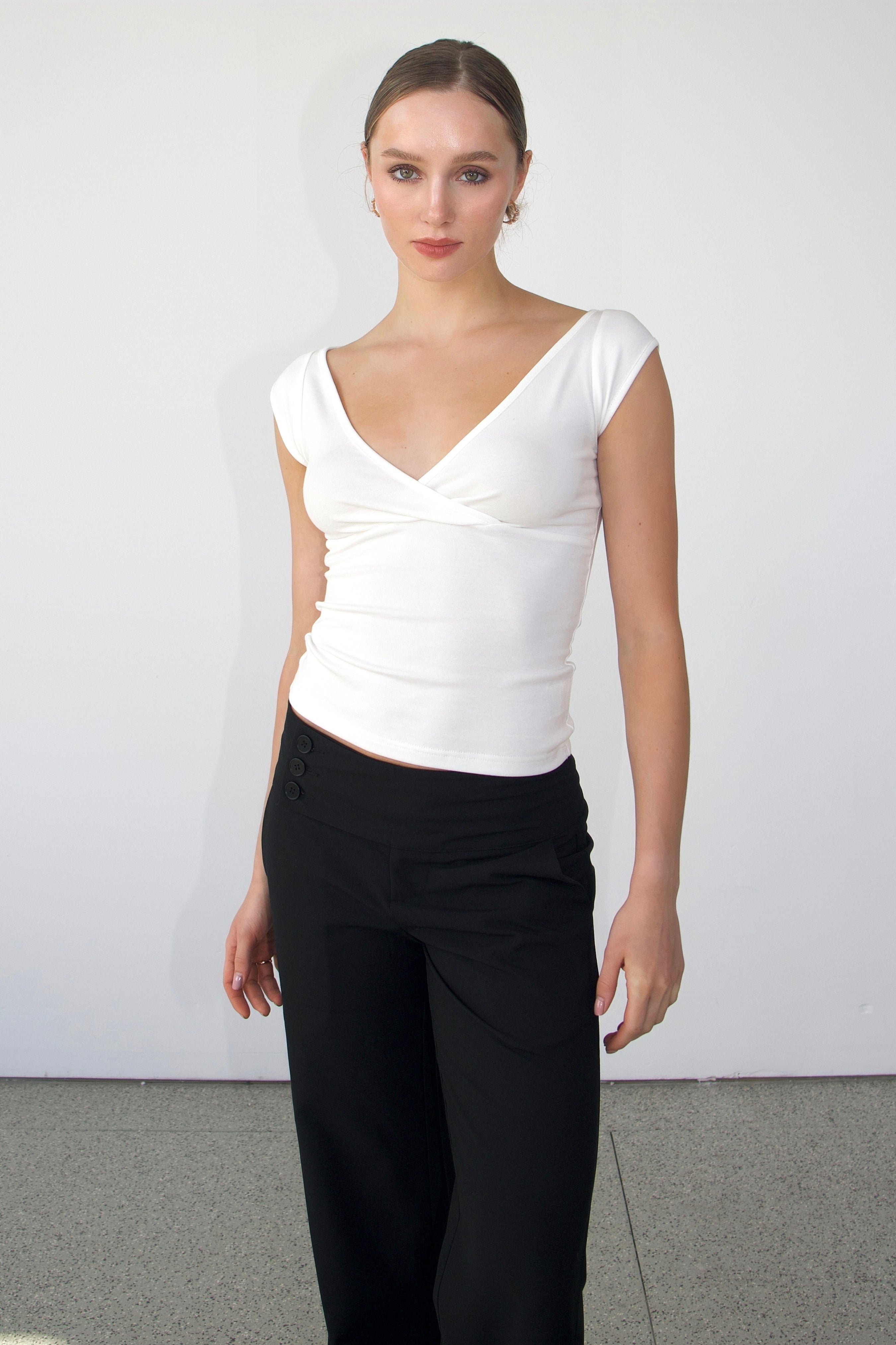 SCG MADE | Katherine cap sleeve tee – SCG_COLLECTIONS